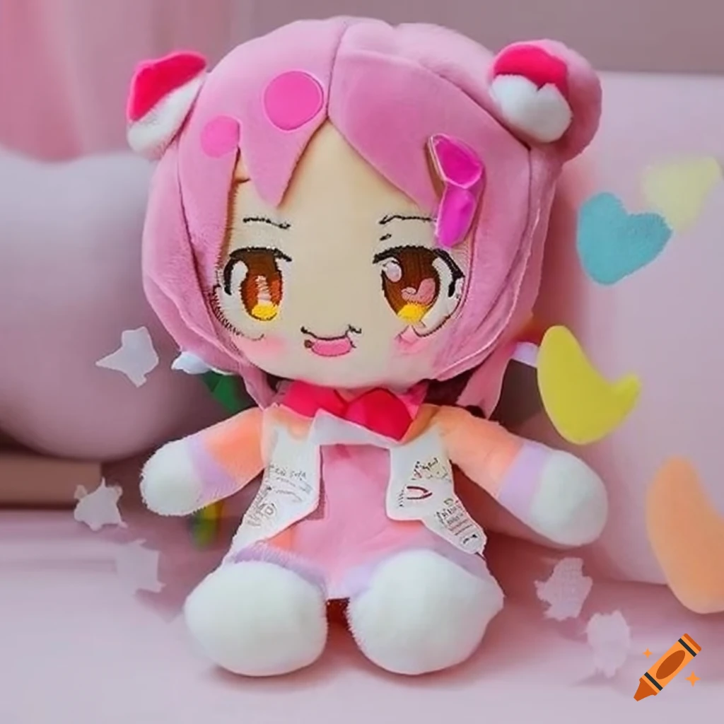 Cute magical girl plush singing lullabies on Craiyon