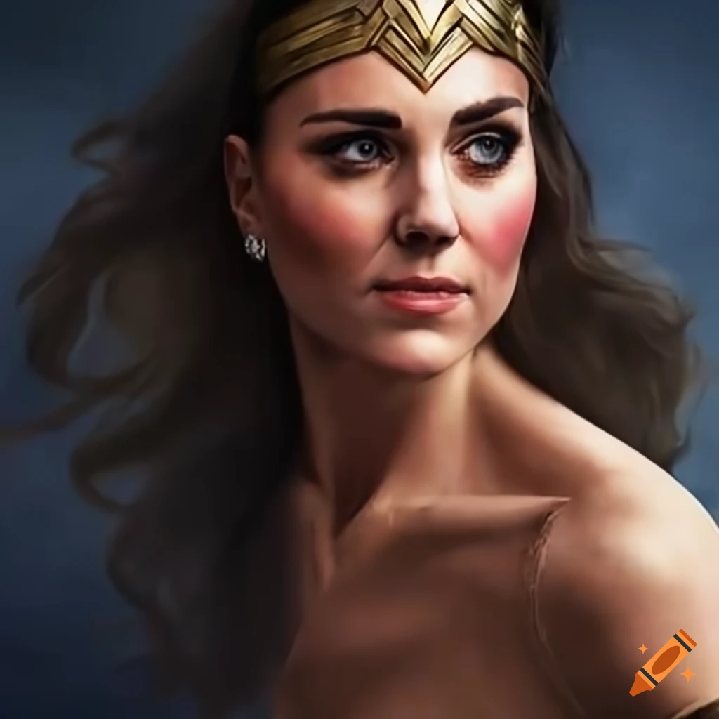 Kate middleton in wonder woman outfit on Craiyon