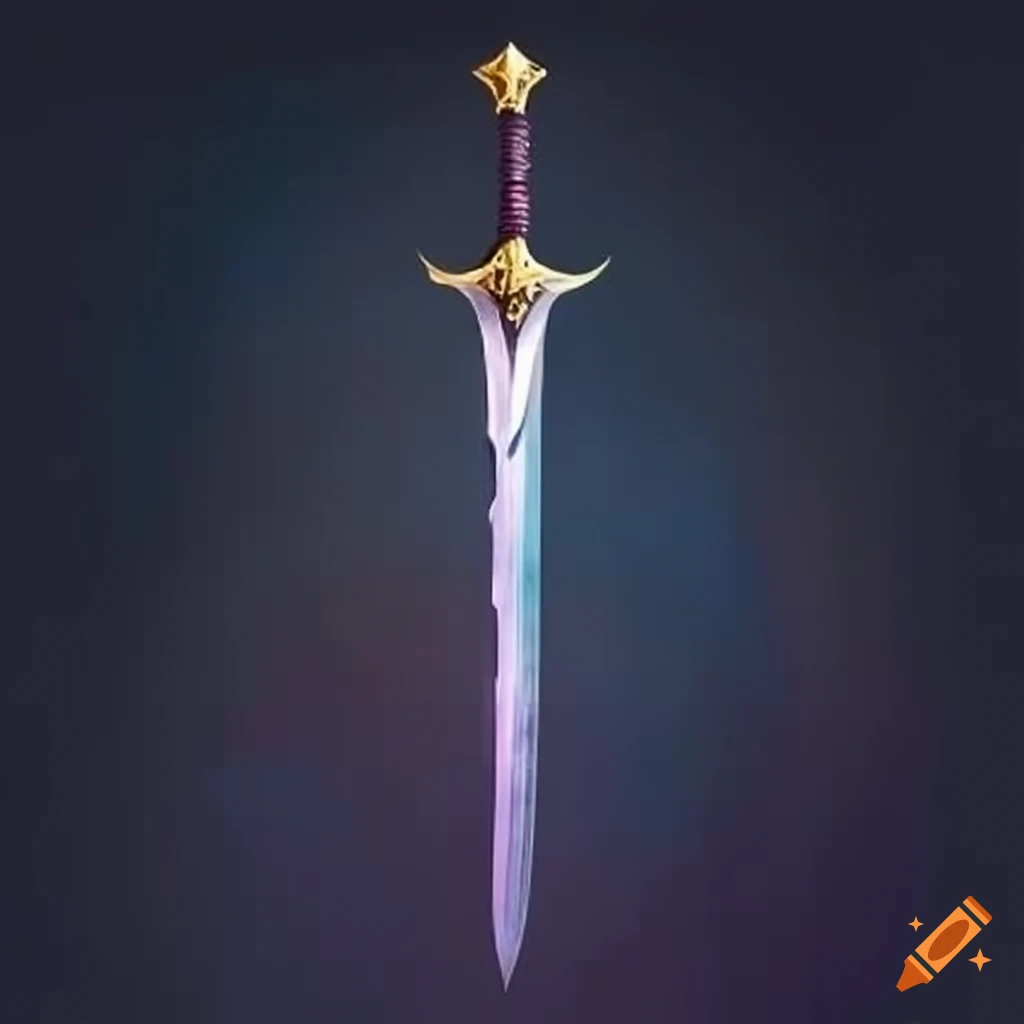Legendary sword on Craiyon