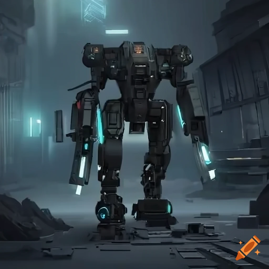 Epic streamlined futuristic mech in 8k resolution on Craiyon