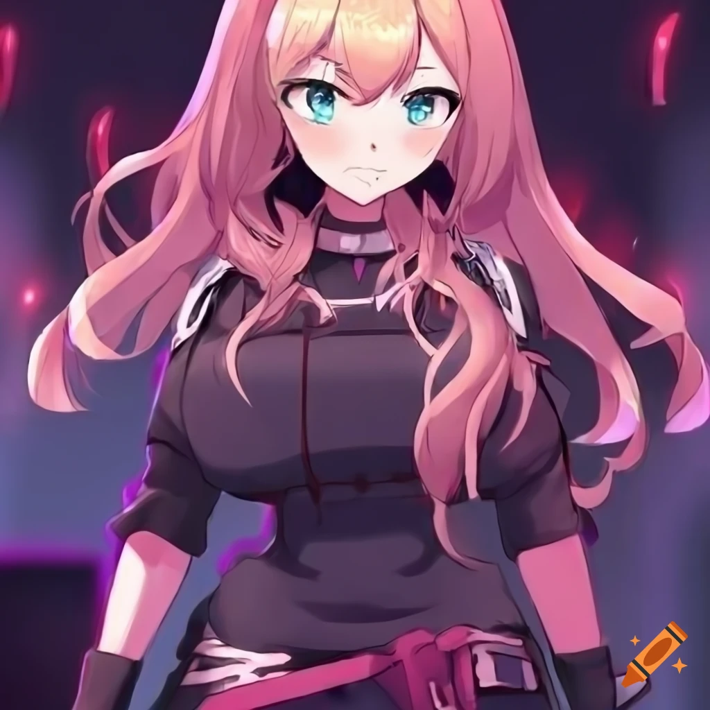 Waifu oc secret agent character illustration on Craiyon