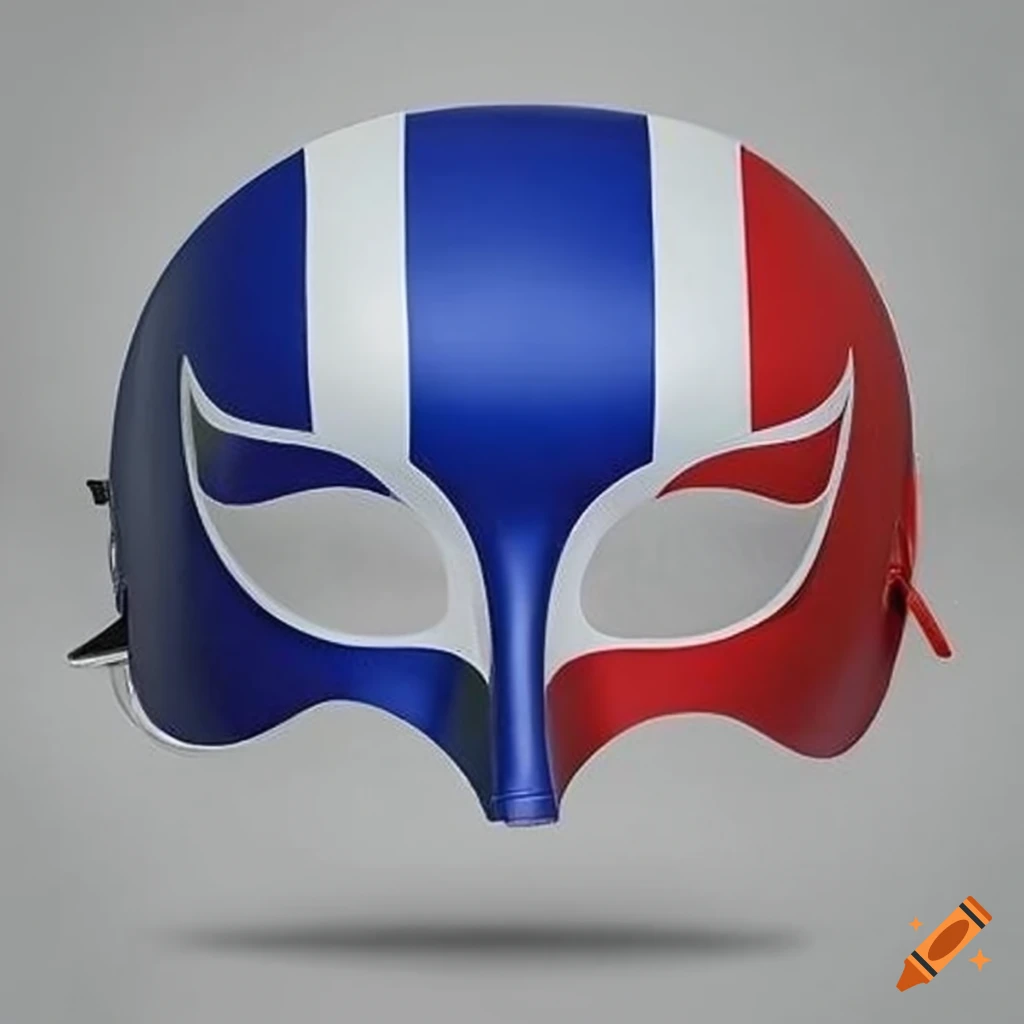 Masquerade mask with french flag design on Craiyon