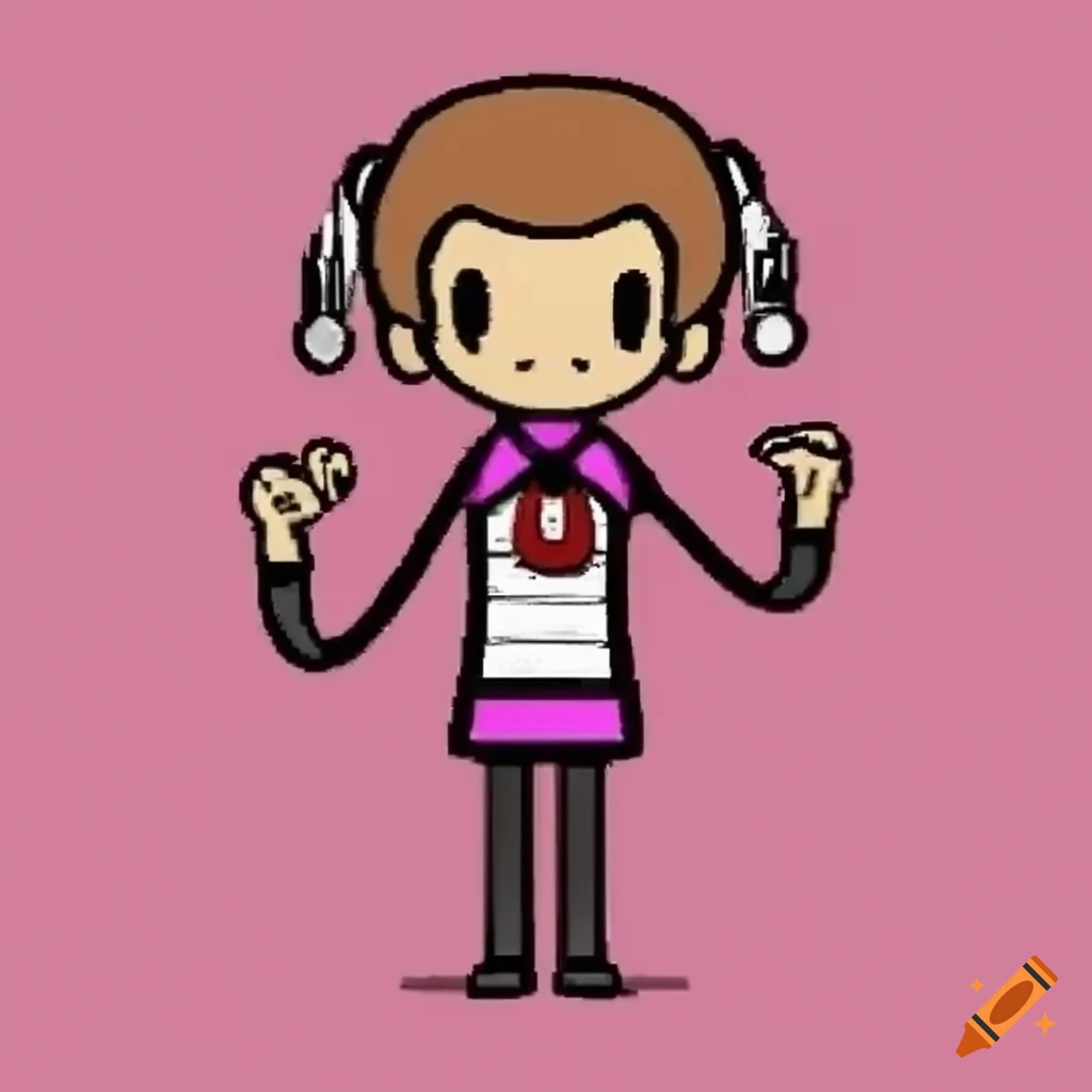 Character from rhythm heaven video game series on Craiyon