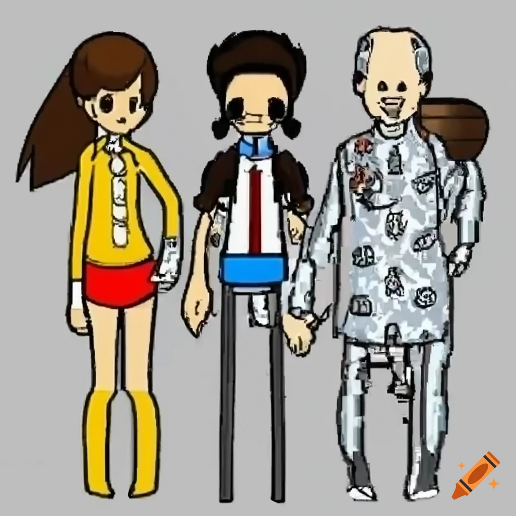 Character from rhythm heaven video game series on Craiyon