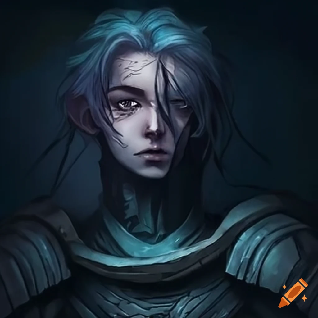 Dystopian young hero transcending humanity on Craiyon