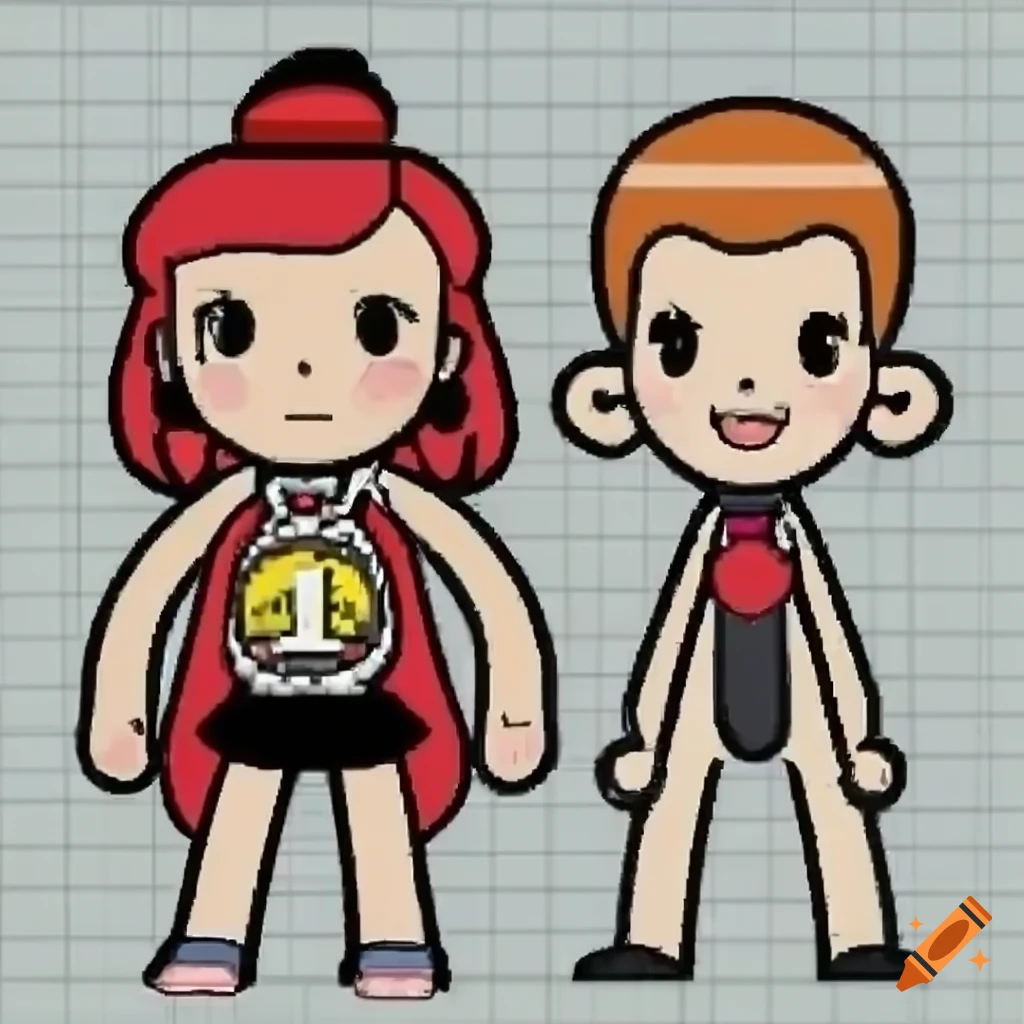Rhythm heaven video game character on Craiyon