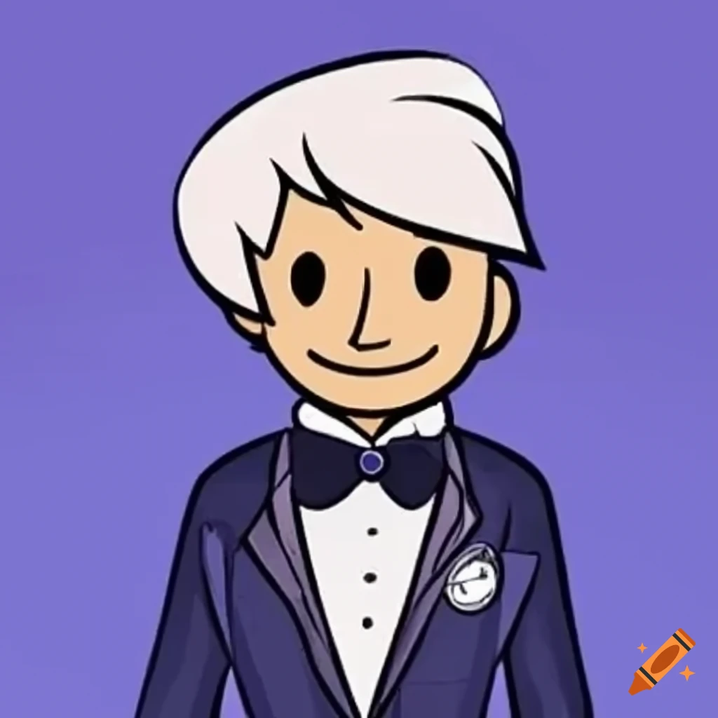 Rhythm heaven video game series character on Craiyon
