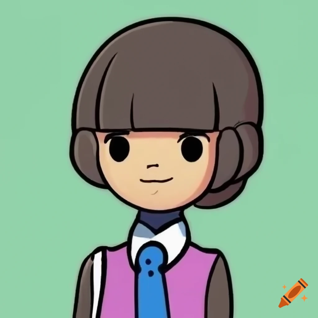 Character from rhythm heaven video game series on Craiyon