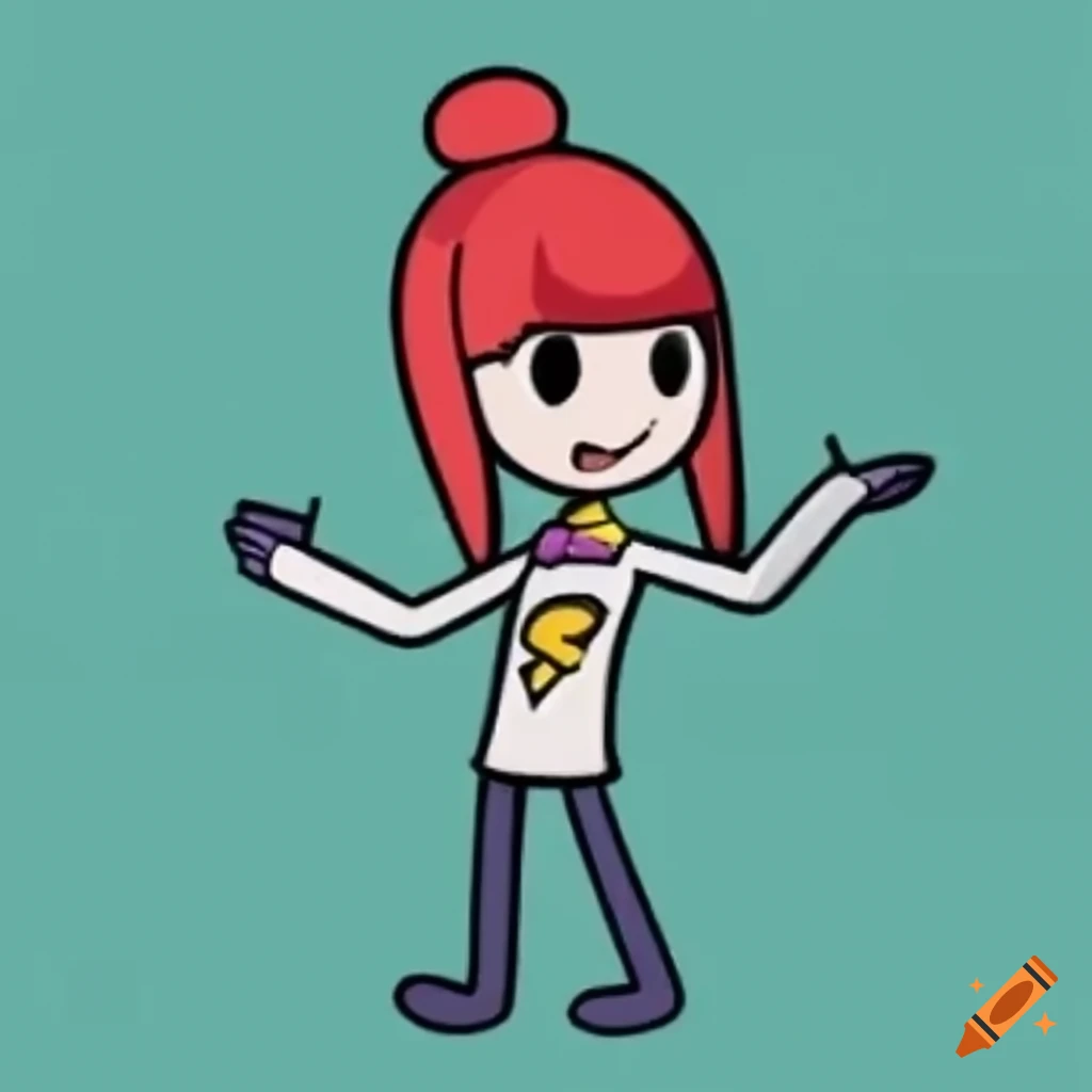 Rhythm Heaven video game character on Craiyon