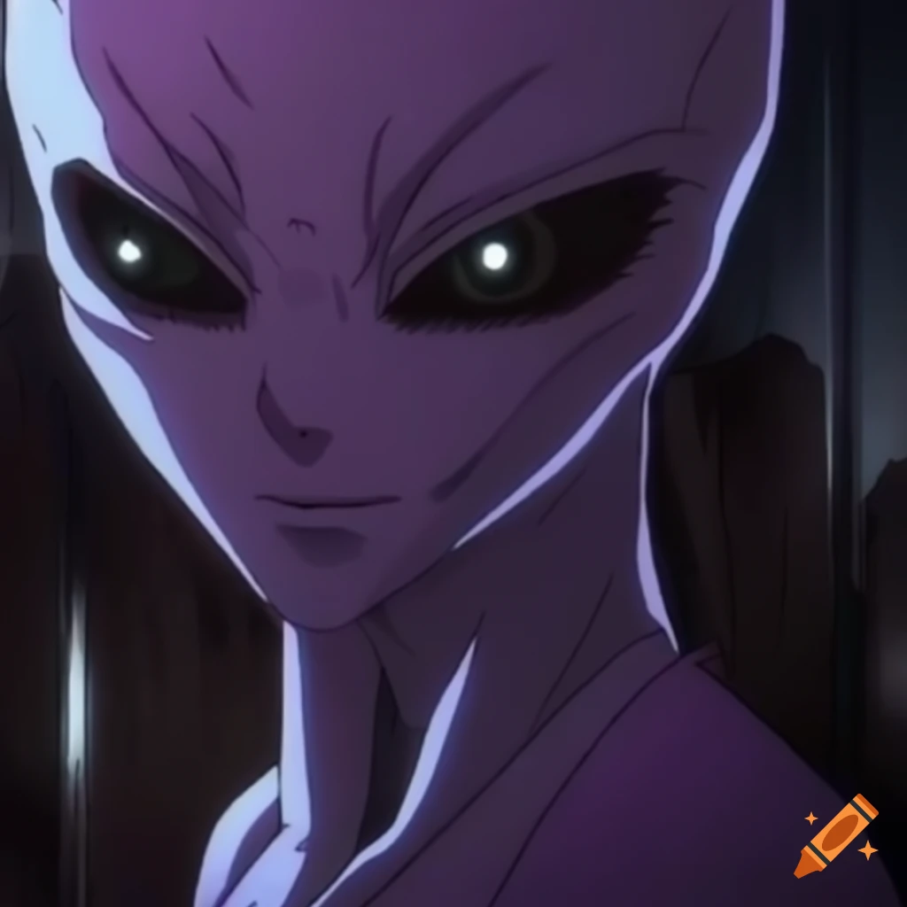 Anime alien character on Craiyon