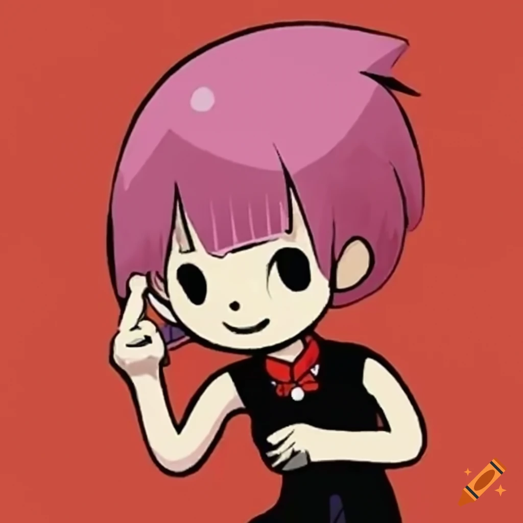 Rhythm heaven video game series character on Craiyon