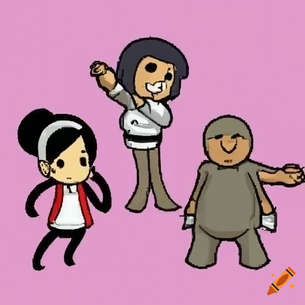 Rhythm heaven video game character on Craiyon