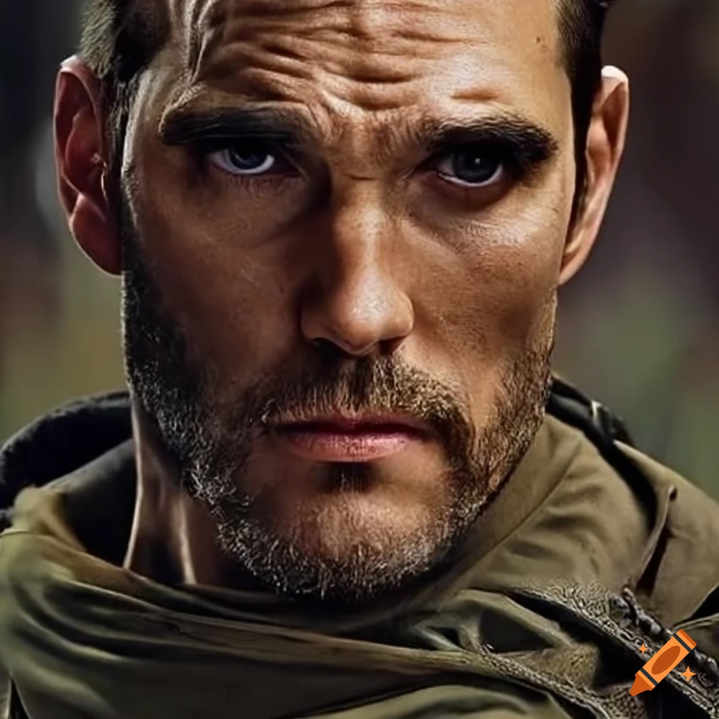 Matt dillon portraying a templar character on Craiyon