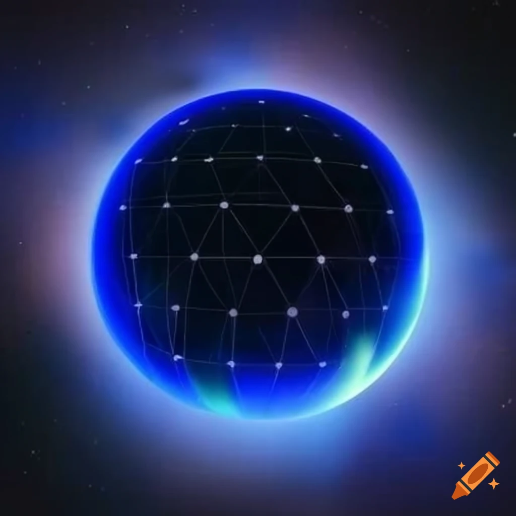 Spherical solar panel on Craiyon