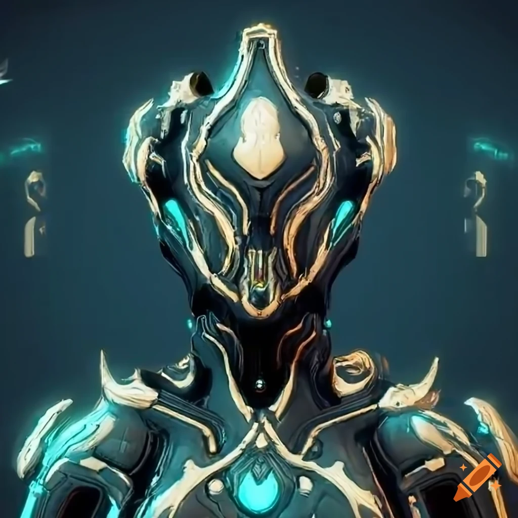 Golden orokin architecture from warframe videogame on Craiyon