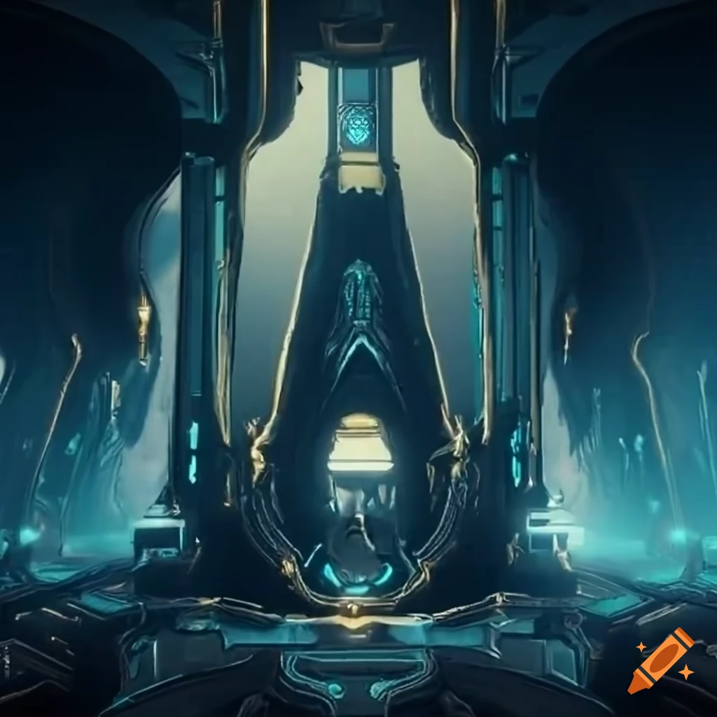 Orokin golden architecture from the videogame warframe on Craiyon