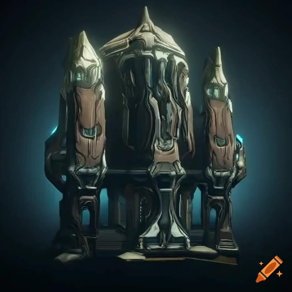 Orokin architecture from the videogame warframe on Craiyon