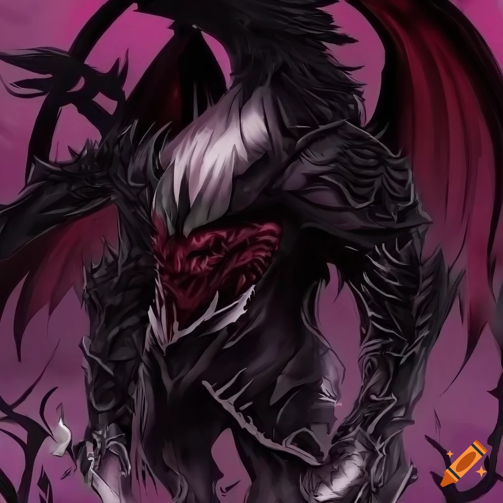 Fantastical eldritch gothic badger raven demon hybrid with antlers in ...