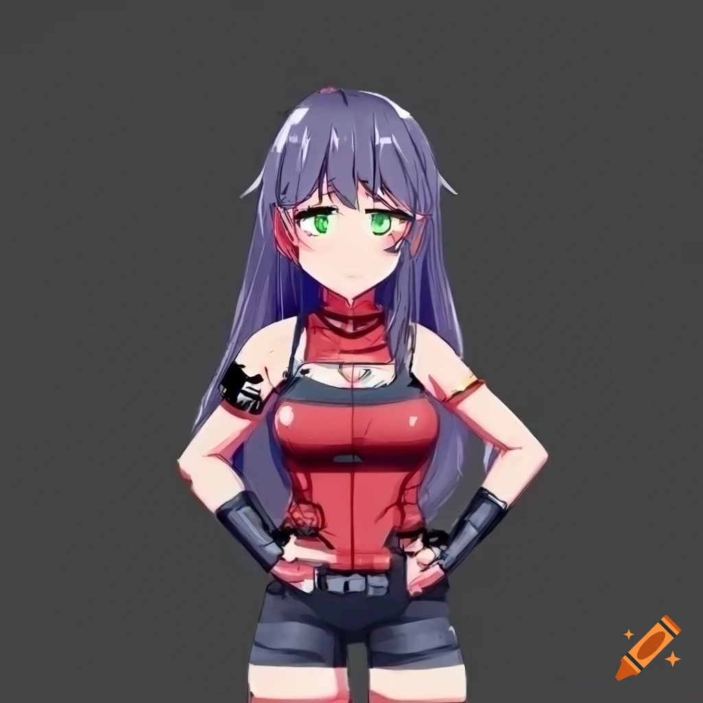 Attractive computer hacker ready for a heist on Craiyon