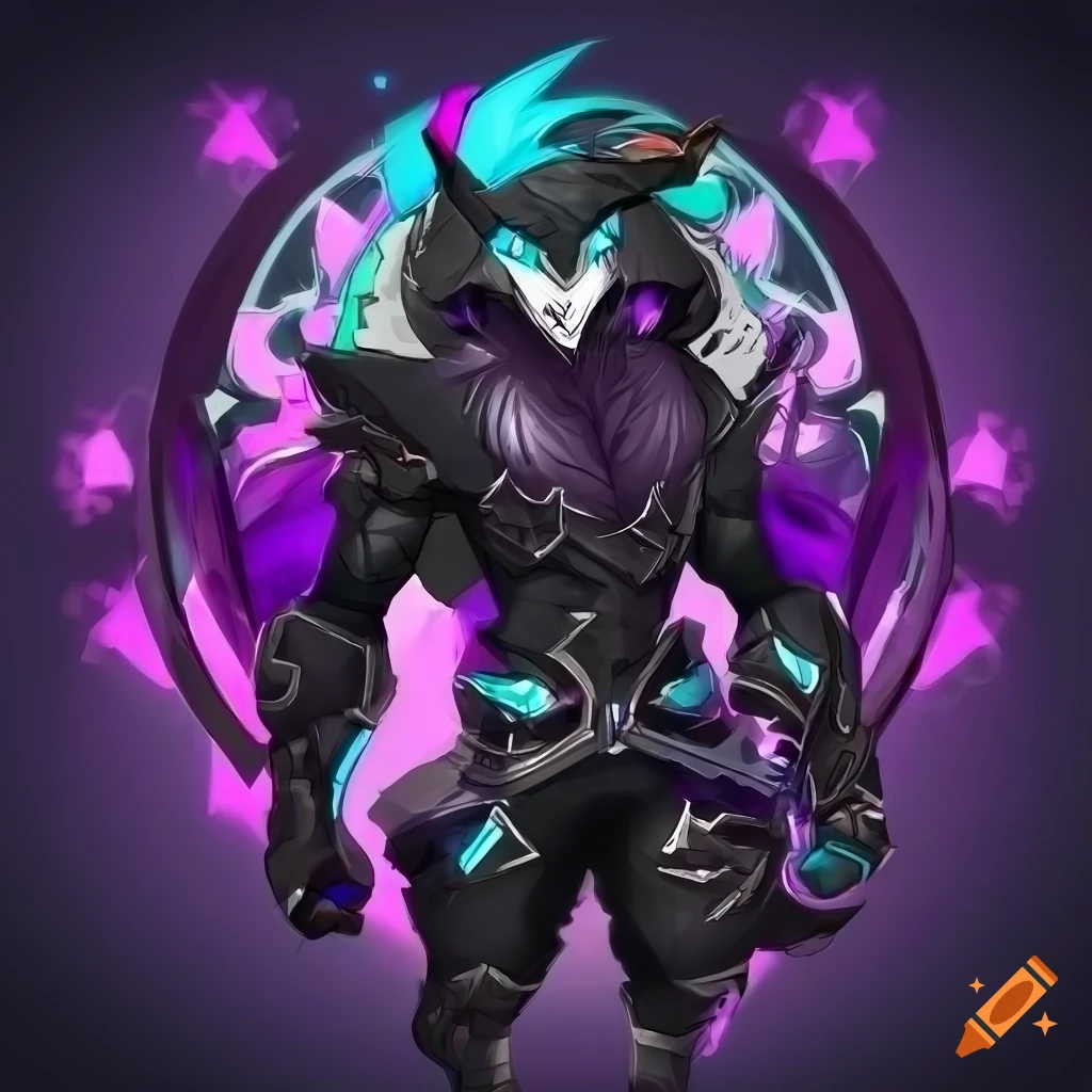 Action-packed bulky Animal Hybrid fursona in futuristic high-tech high ...