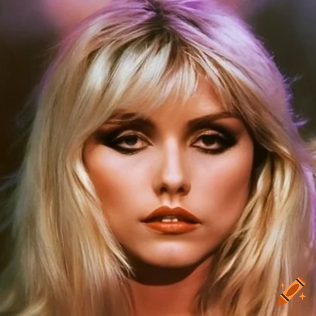 Young debbie harry with captivating expression on Craiyon