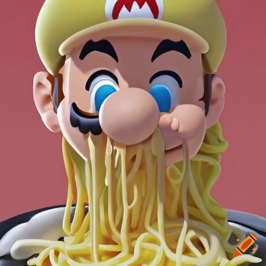 Mario pasta on Craiyon