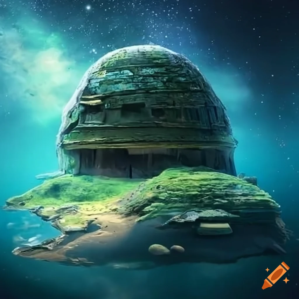 Island lost in space on Craiyon