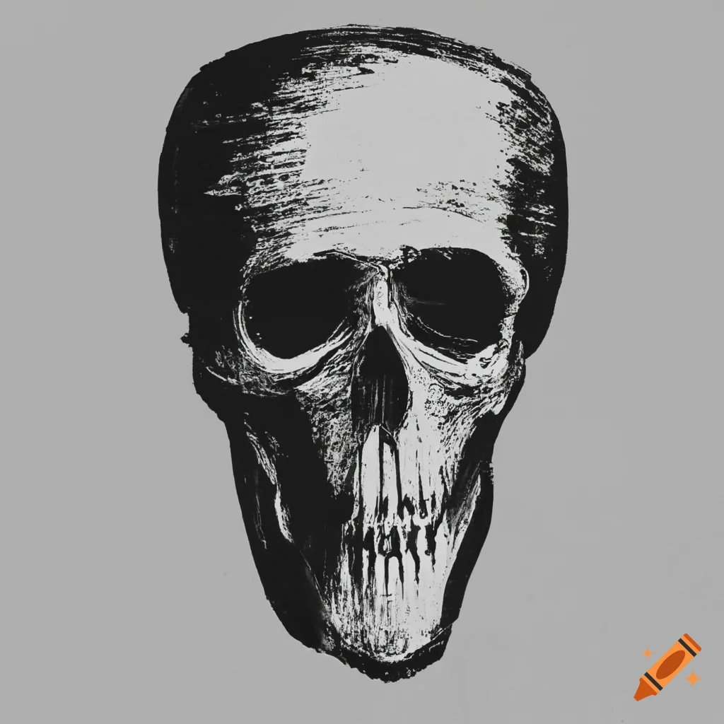 Retro vintage abstract death art on Craiyon