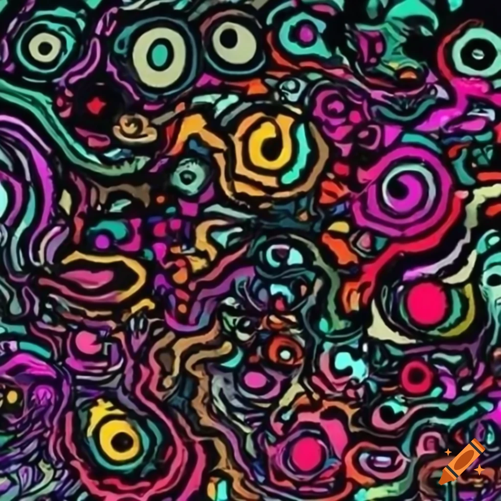 Abstract noise art on Craiyon