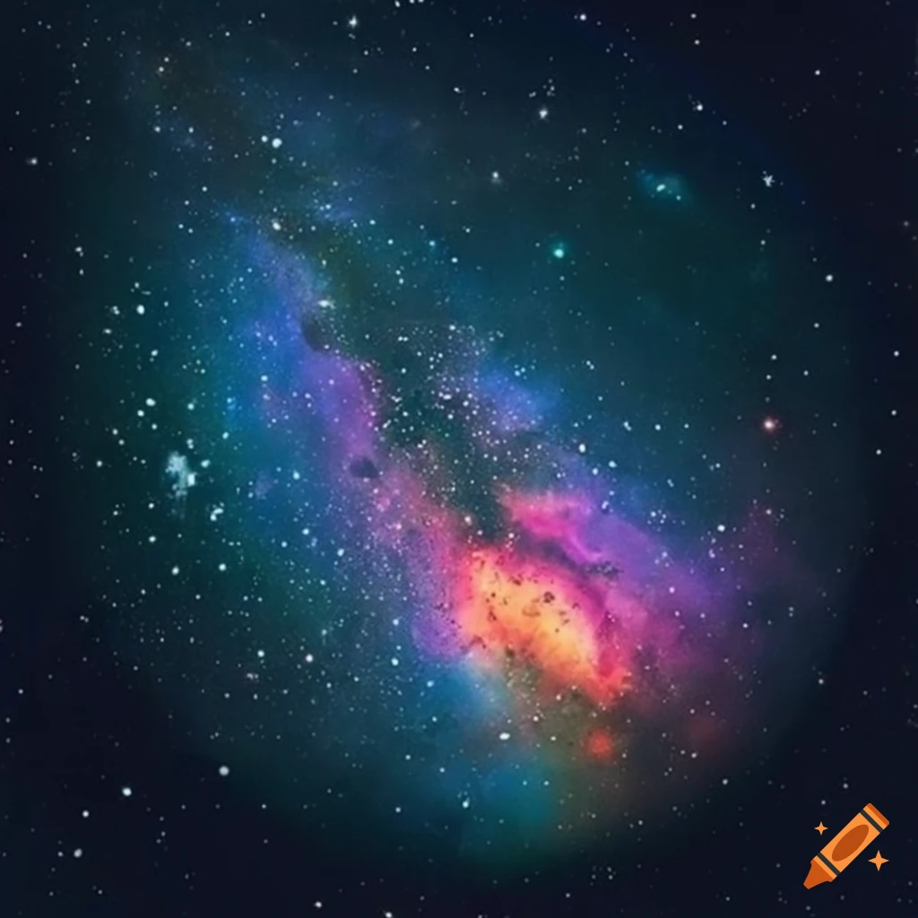 Retro vintage galaxy aesthetic on Craiyon