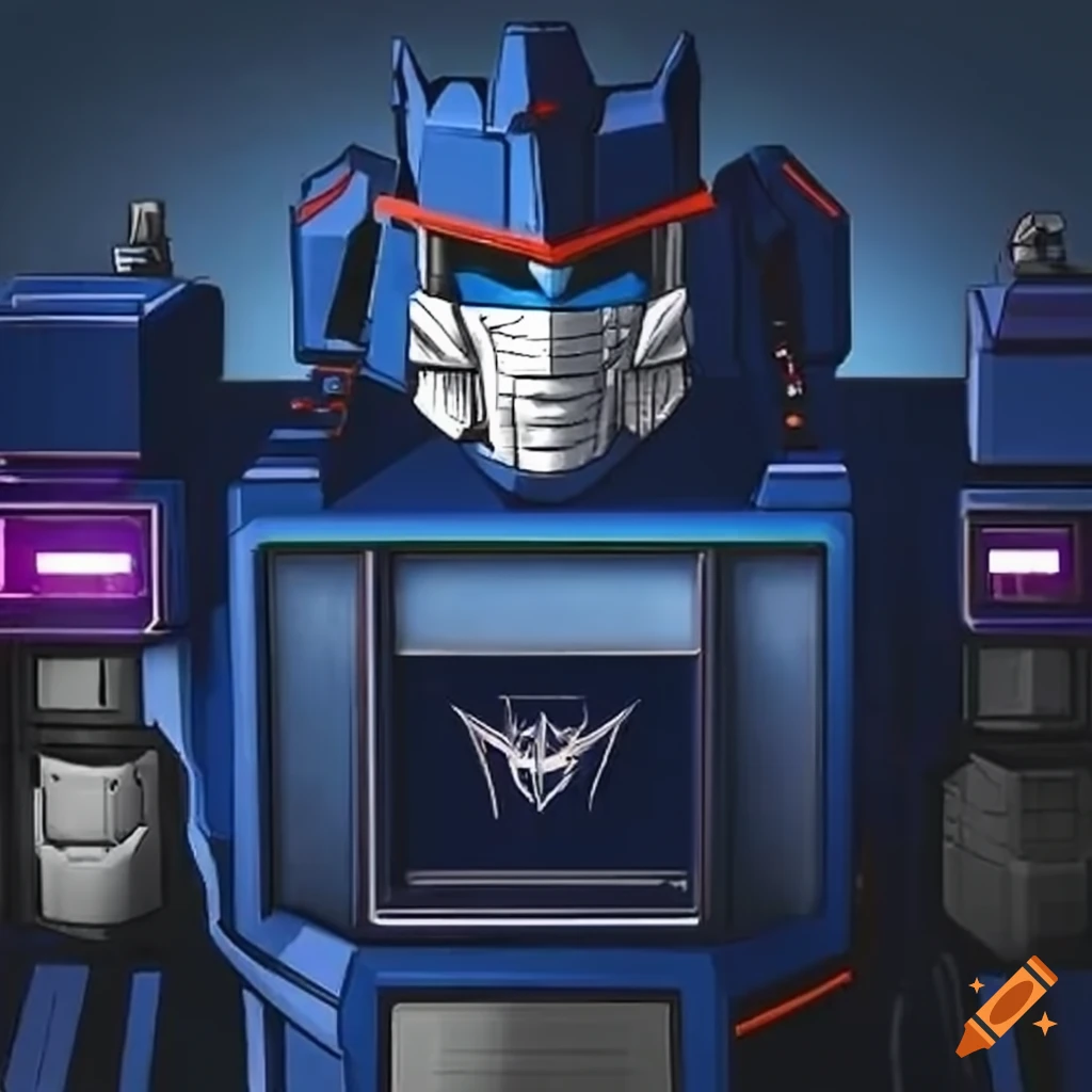 Soundwave abstract design on Craiyon