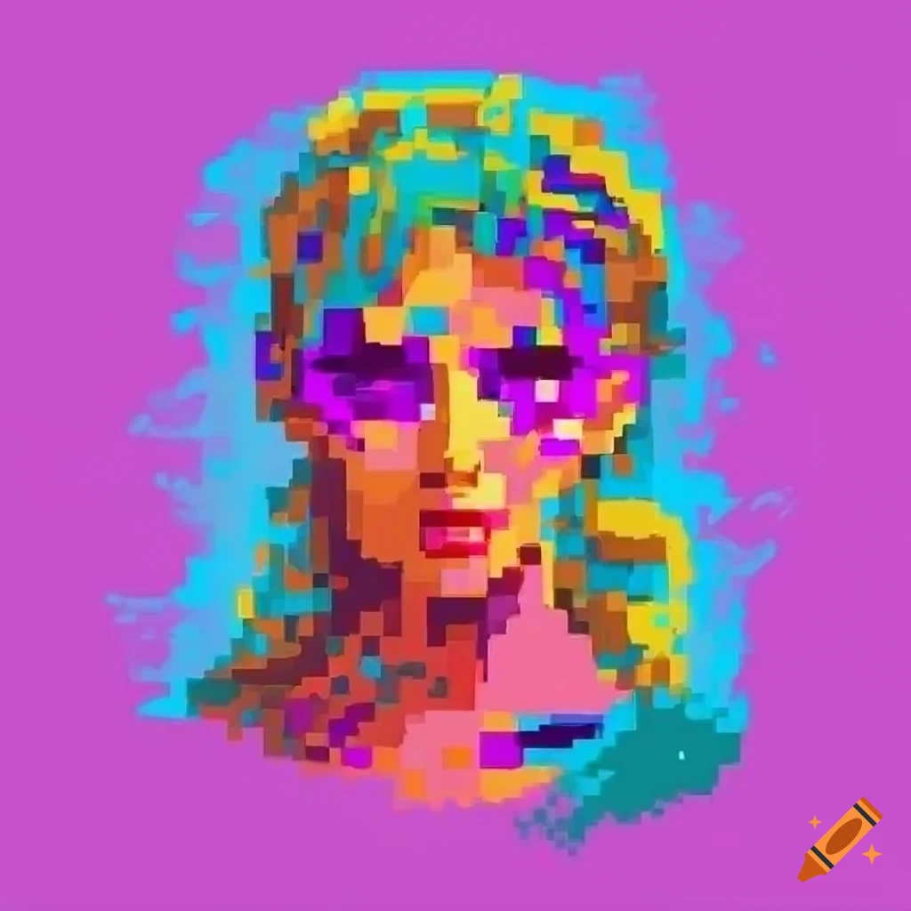 Pixel retro art on Craiyon