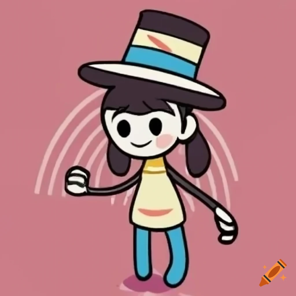 Character from rhythm heaven video game series on Craiyon