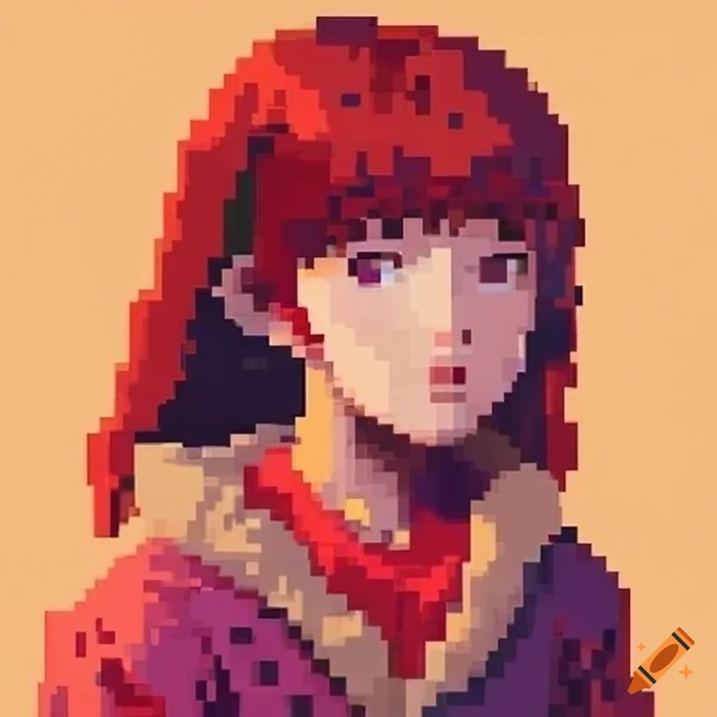 Pixel retro art on Craiyon