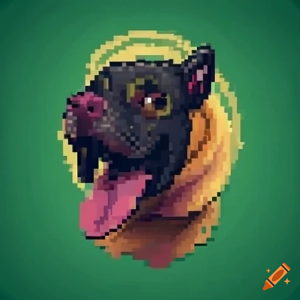 Pixel pet retro art on Craiyon
