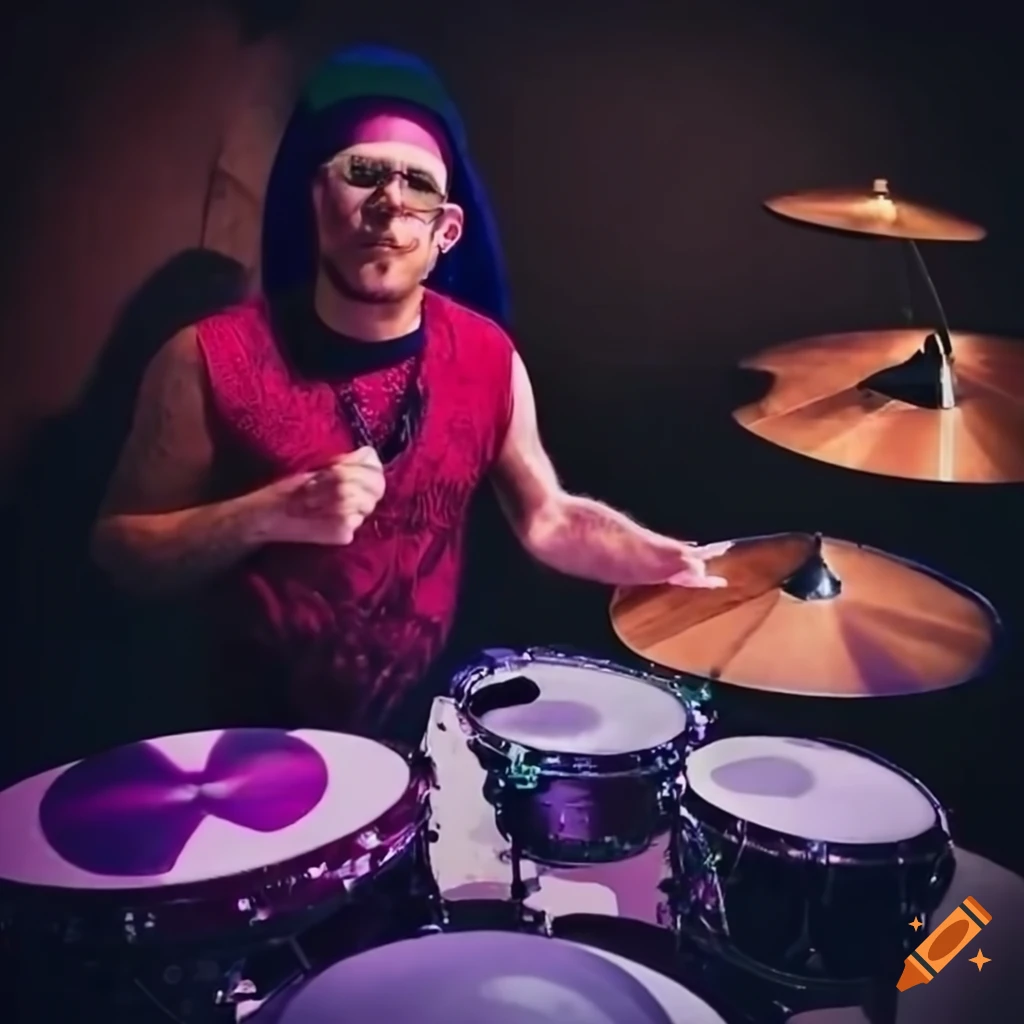 Nick Zielinski, drummer and artist on Craiyon