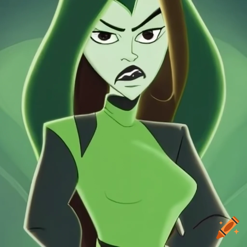 Shego character from animated series on Craiyon
