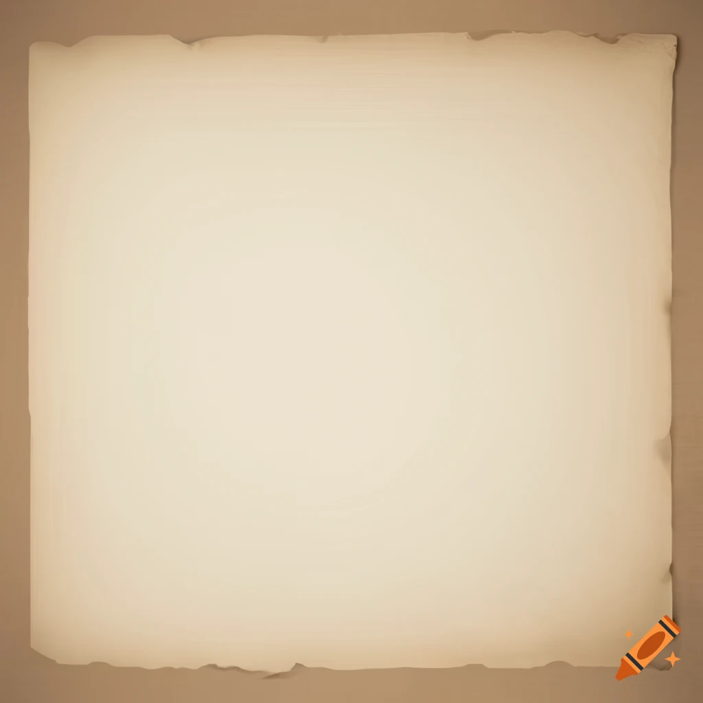 Square parchment with realistic texture on Craiyon