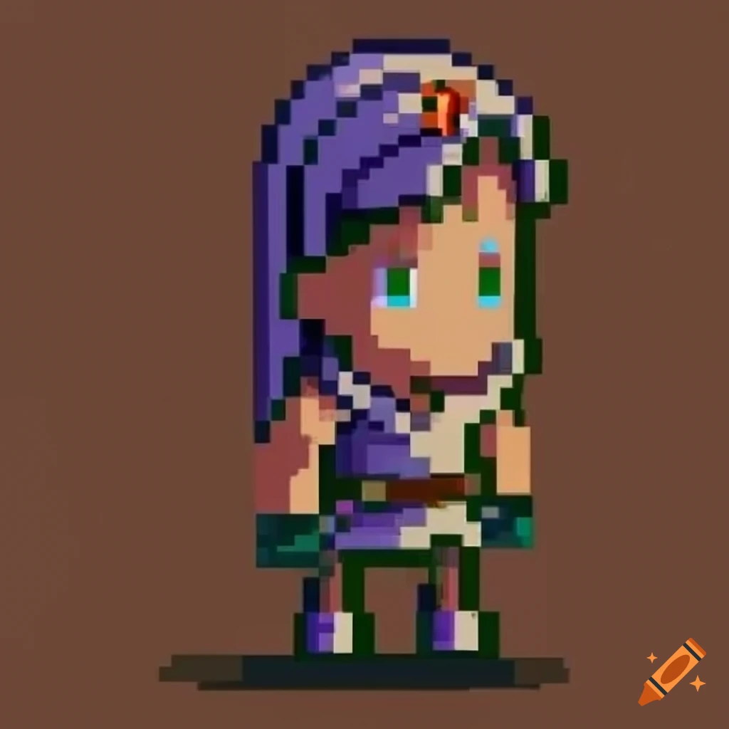 16 bit SNES JRPG pixel art of medieval fisherman in idle pose on Craiyon