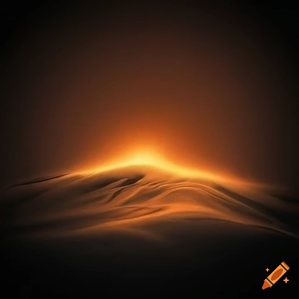 Lithography light on top of a hill on Craiyon