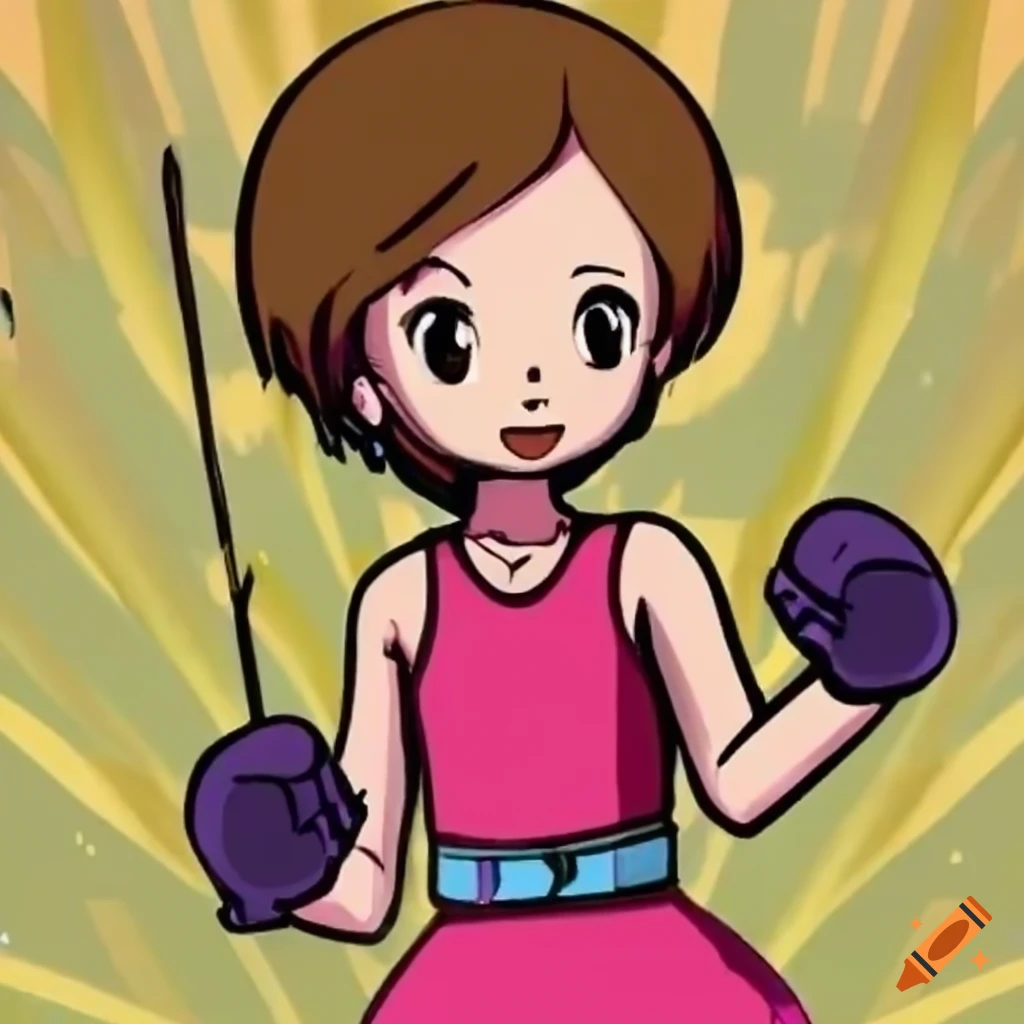 Rhythm heaven game logo on Craiyon