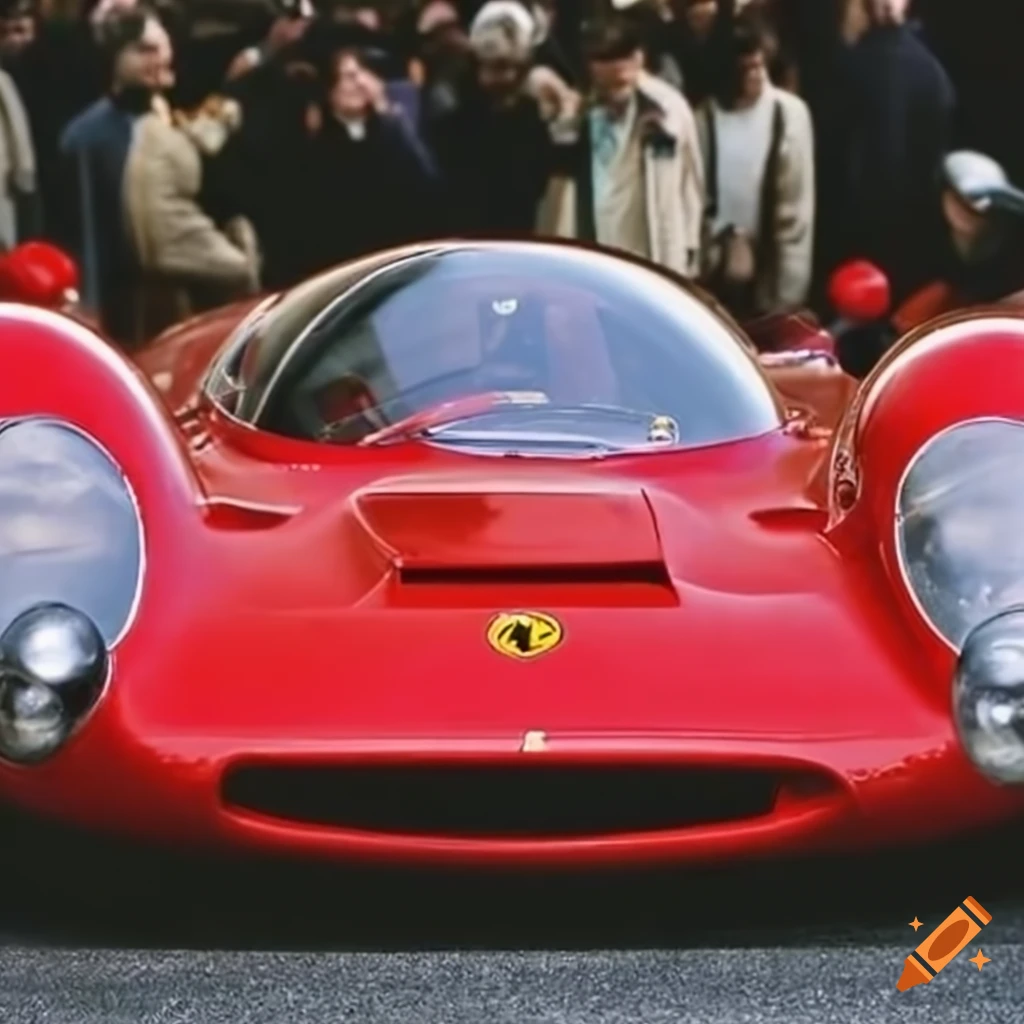 Vintage ferrari 330 p4 car on Craiyon