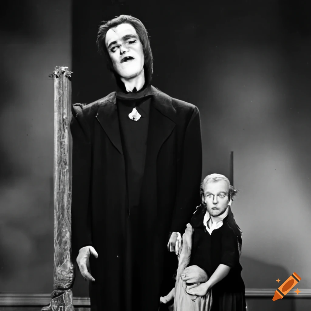 Quentin Tarantino portraying Herman Munster in high-resolution black ...