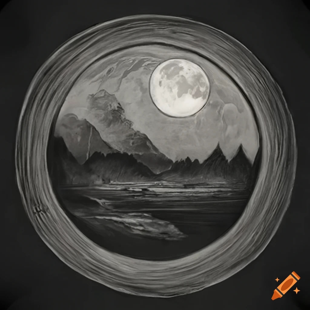 Unique retro moon landscape artwork on Craiyon