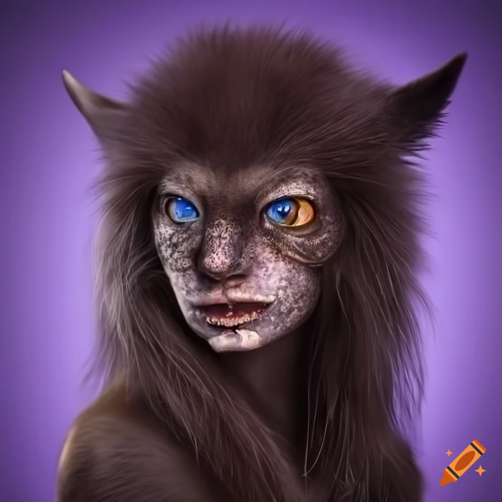 Ferocious creature with feminine humanoid features in a lab setting on ...