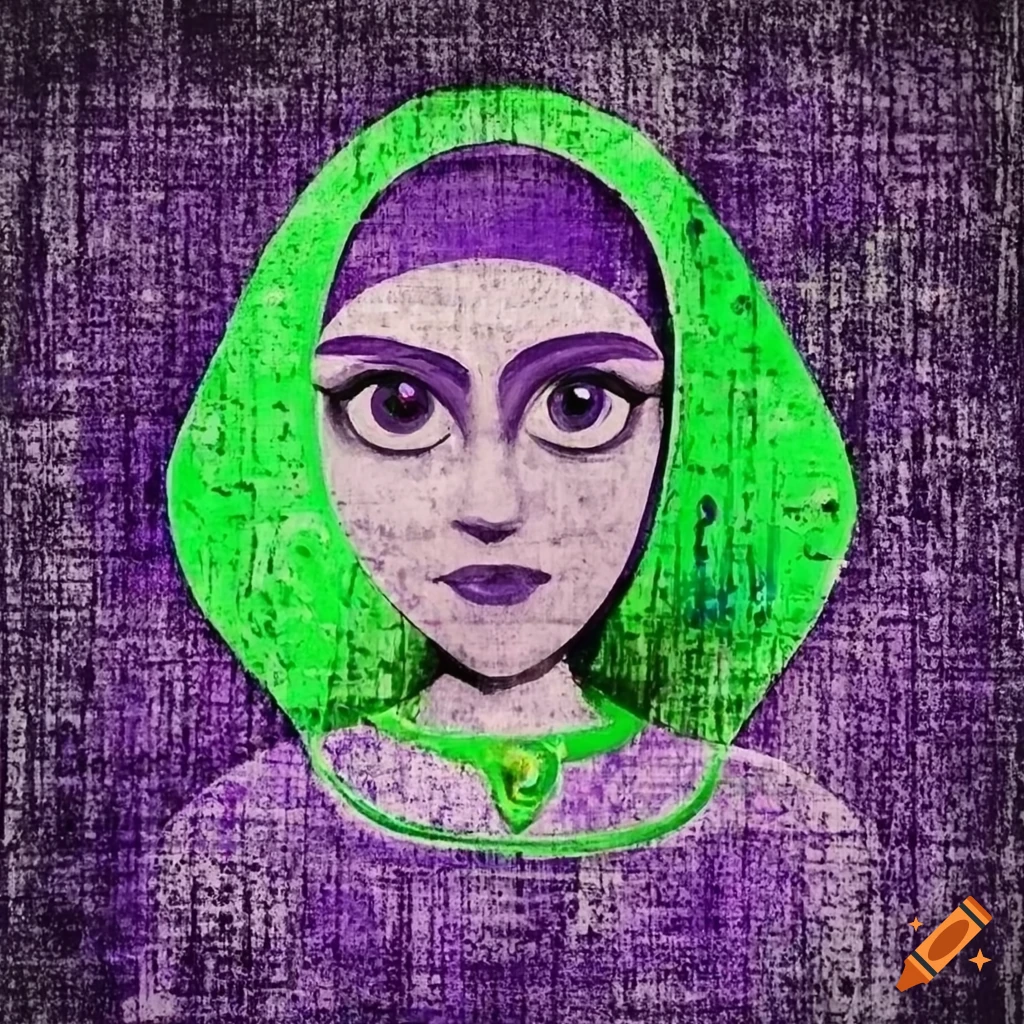 Textured pop art portrait of buzz lightyear as virgin mary in beksinski ...
