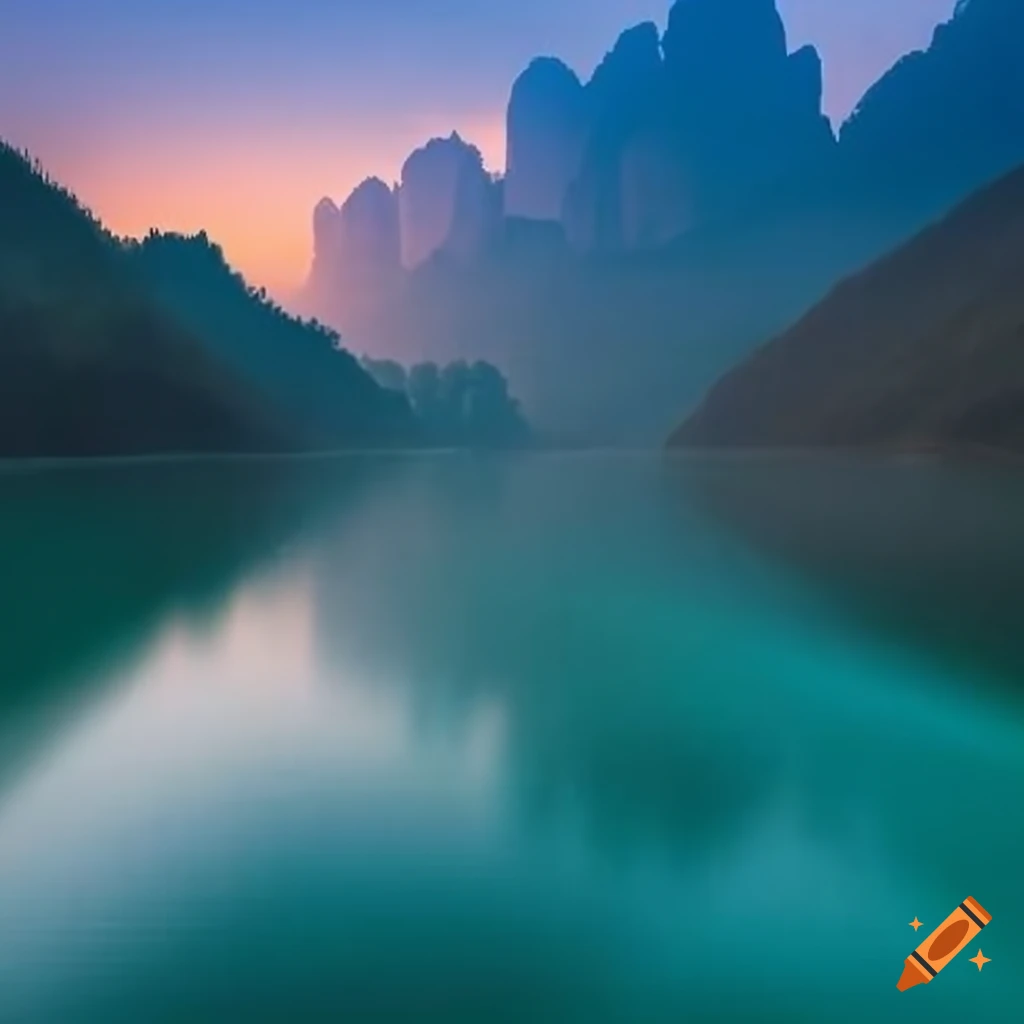 Spring water reservoir in southern china on Craiyon