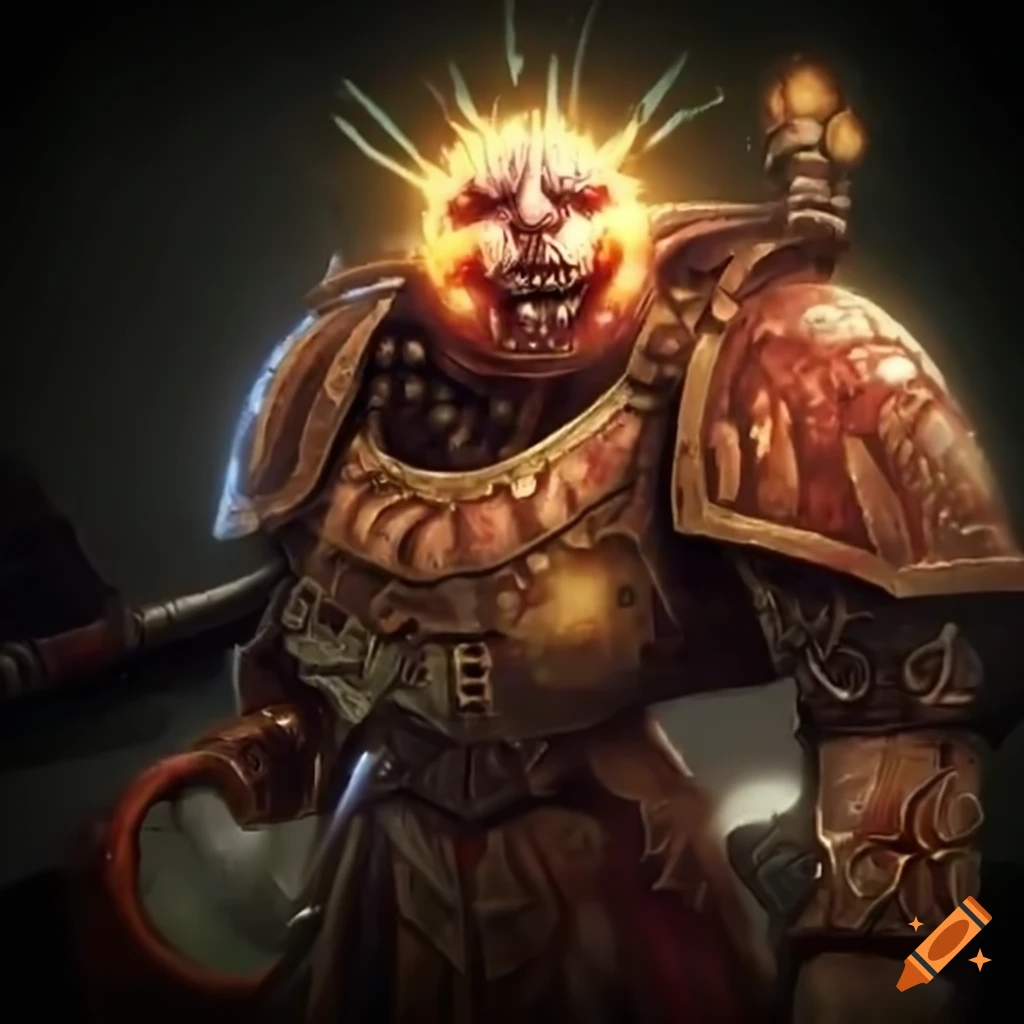 Warhammer tank pandemonium bread and circus on Craiyon