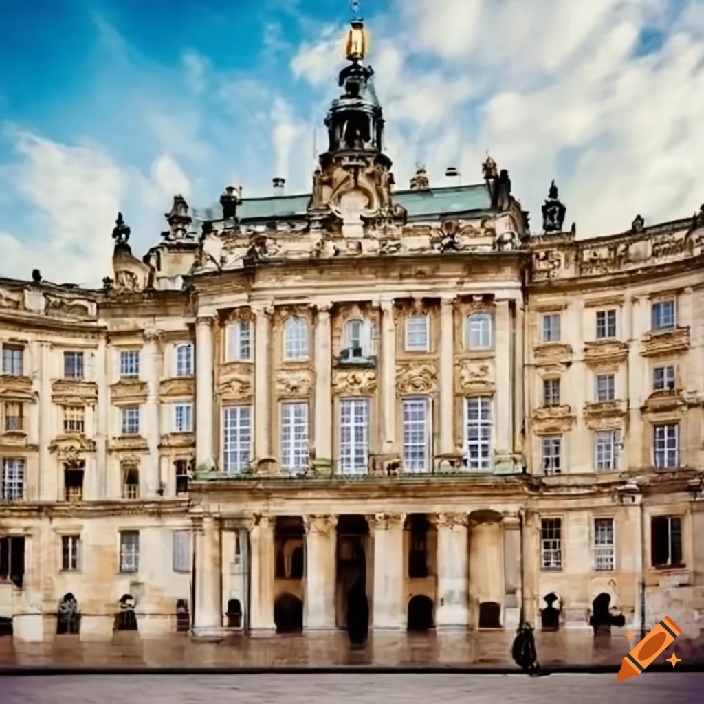 Old palace in a european city on Craiyon