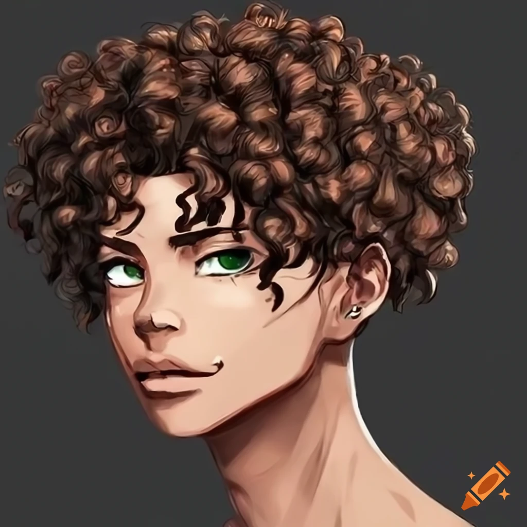 Japanese anime-inspired male character with unique features on Craiyon